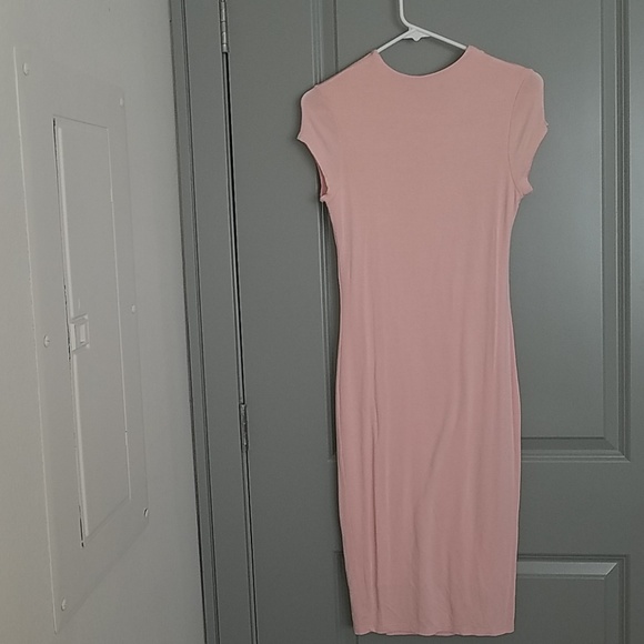 Dresses | Pastel Pink Bodycon Midi Dress | Poshmark